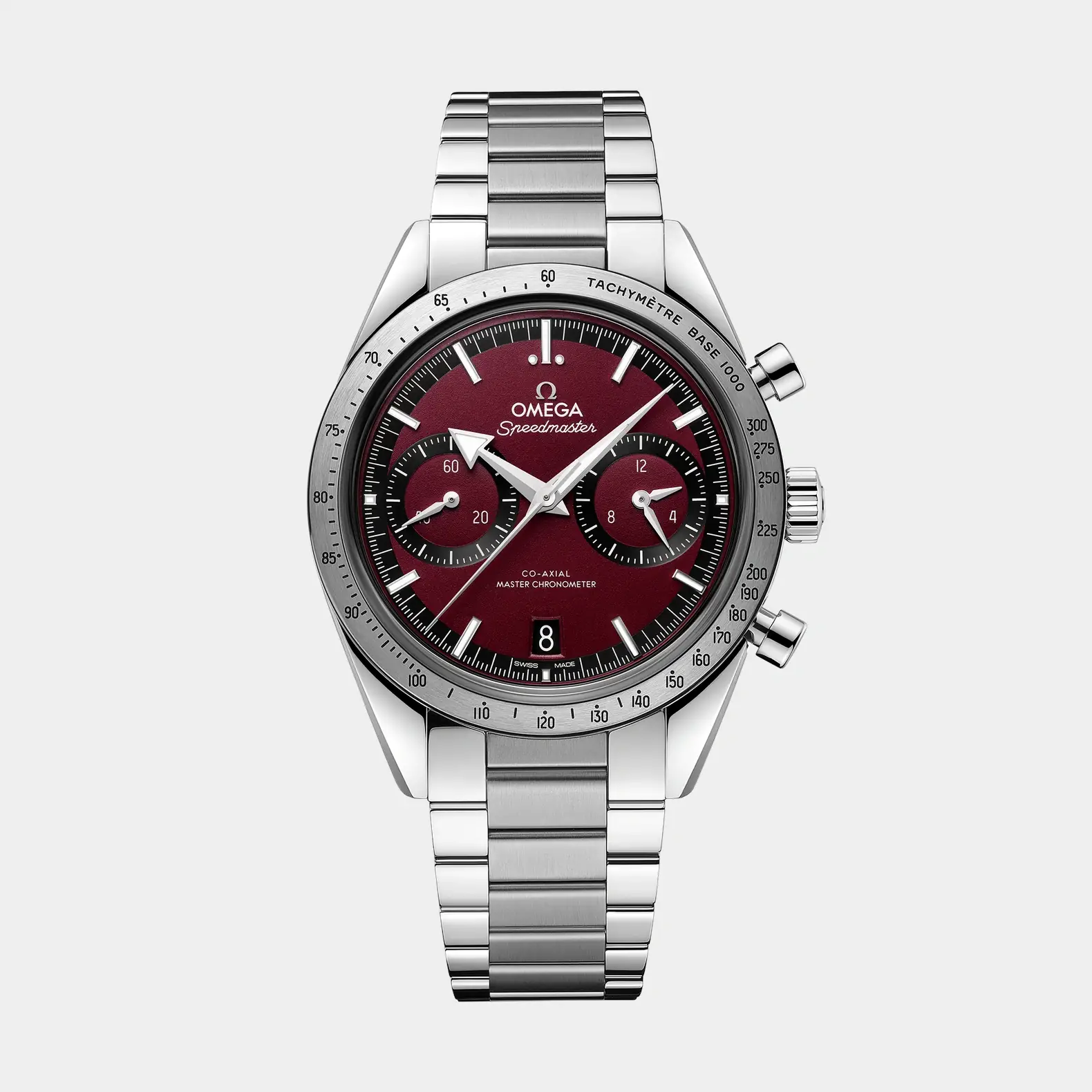 OEMGA | Speedmaster '57 40.5mm - Burgundy Dial on Bracelet